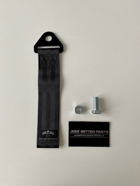JBP Vehicle Tow Strap (Black) | JESS' BETTER PARTS