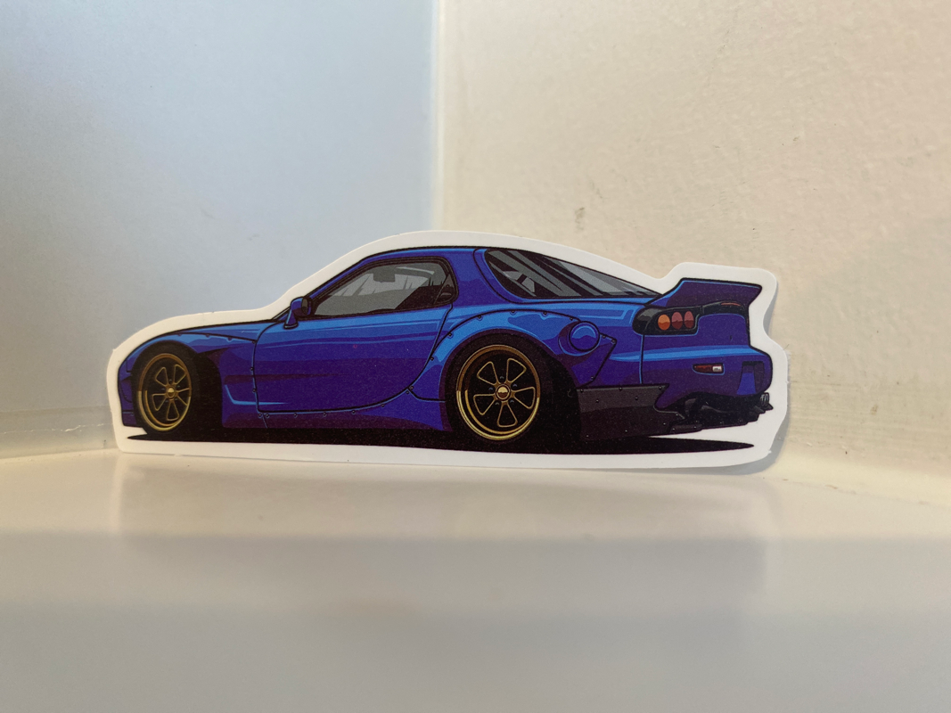 Blue 180SX Sticker | JESS' BETTER PARTS