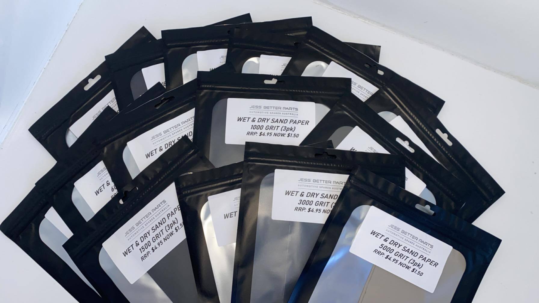 3pk Wet & Dry Sand Paper | JESS' BETTER PARTS